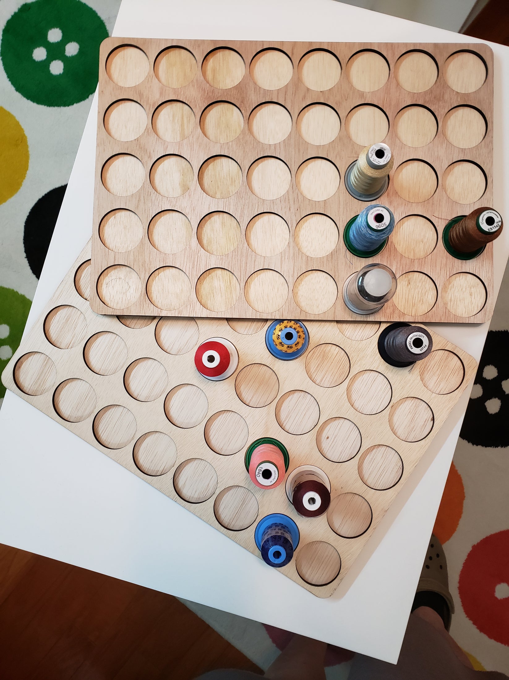 Ikea Alex 6-drawer unit Embroidery Thread Storage Trays | thread spool ...