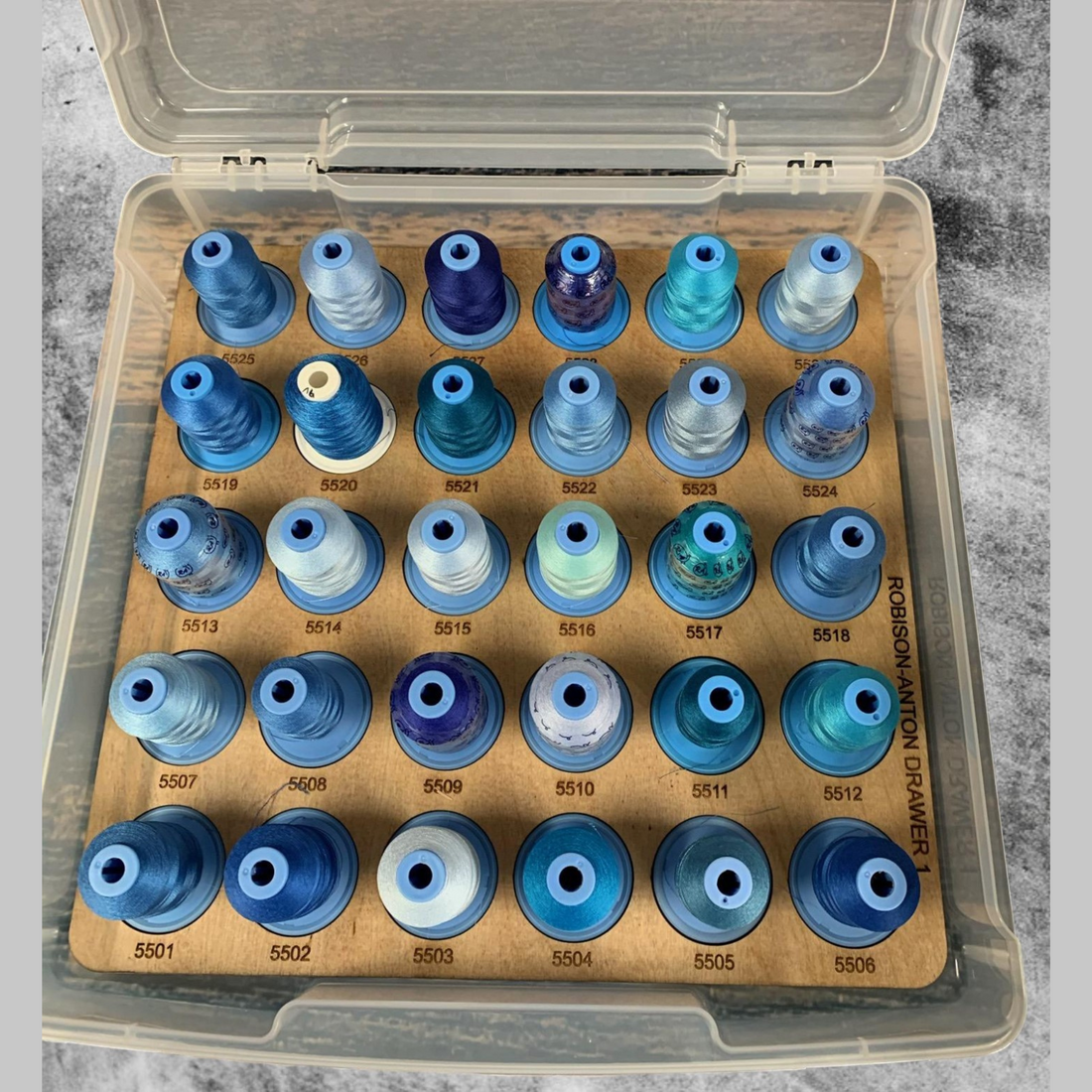 Robison-Anton Embroidery Thread Storage Trays | thread spool organizer ...
