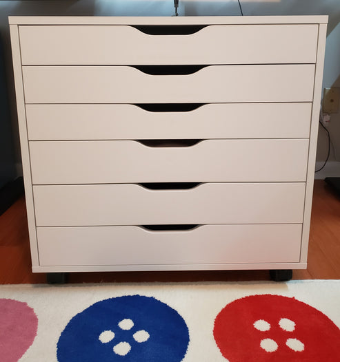 Ikea Alex 6-drawer unit Embroidery Thread Storage Trays | thread spool ...