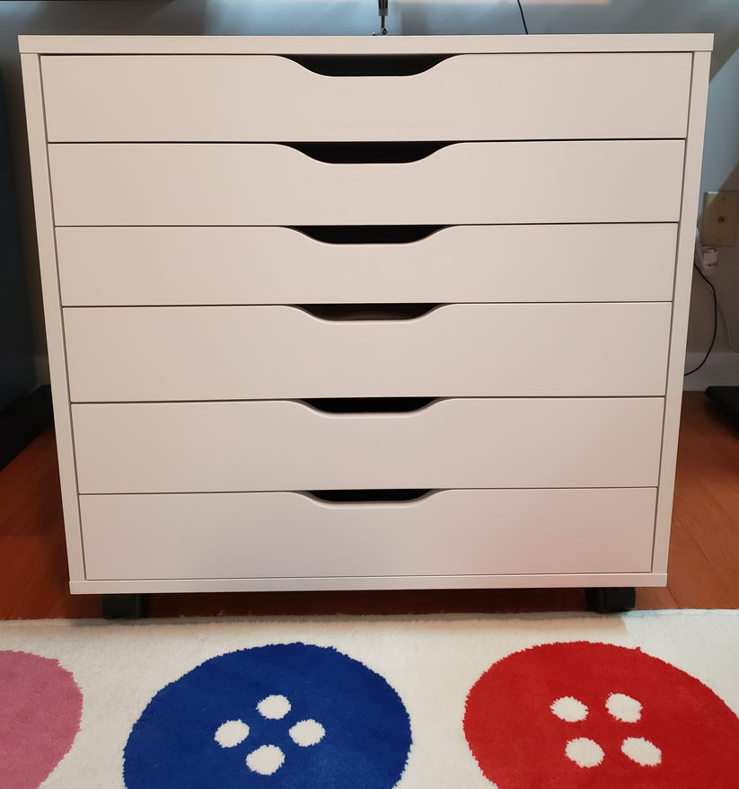 Ikea Alex 6-drawer unit Embroidery Thread Storage Trays | thread spool ...