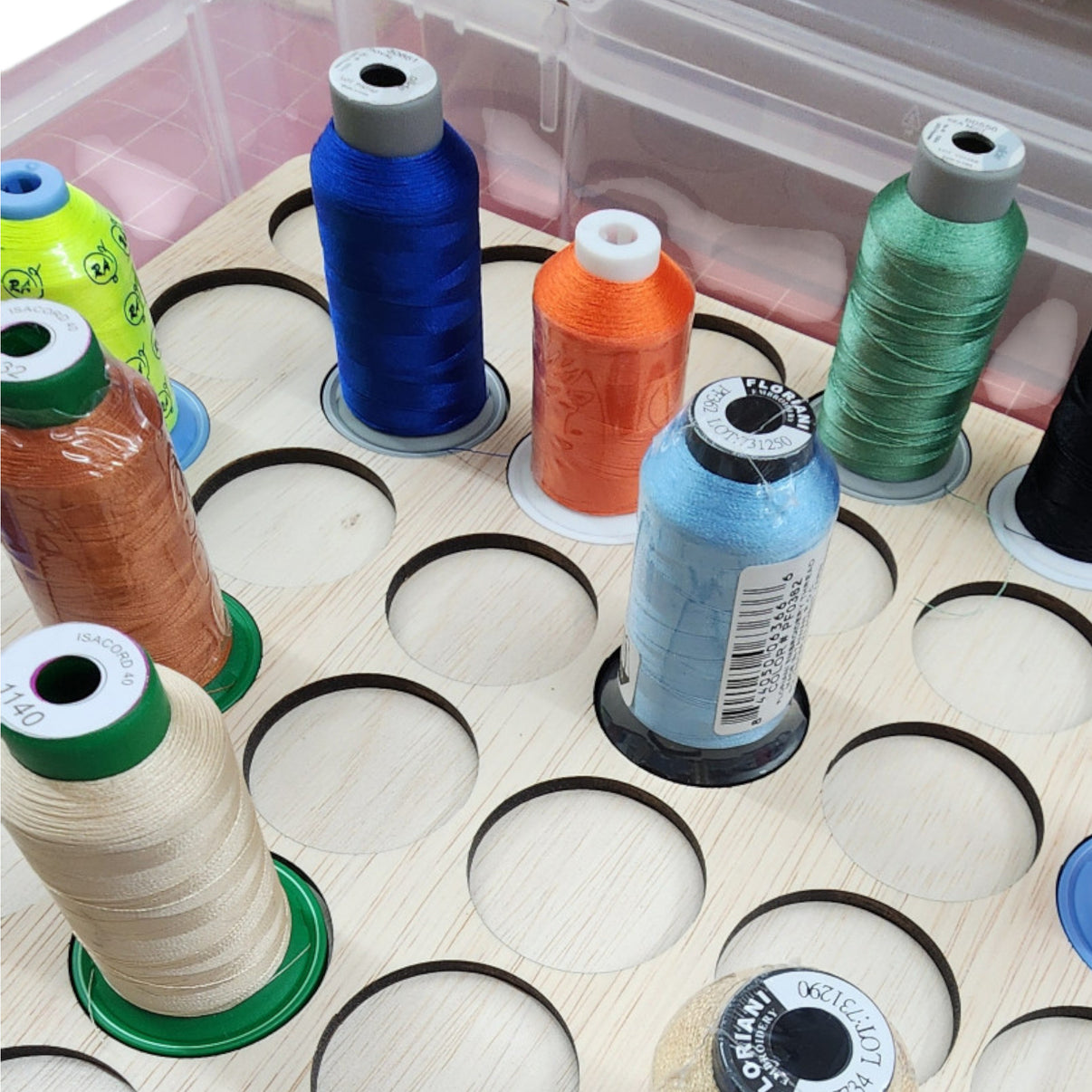 Embroidery Thread Storage Tray (blank single tray) | thread spool orga ...