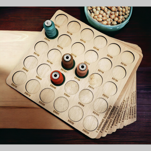 Exquisite embroidery thread storage trays | thread spool organizers ...