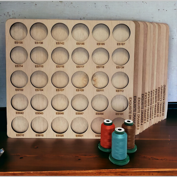 Exquisite embroidery thread storage trays | thread spool organizers ...
