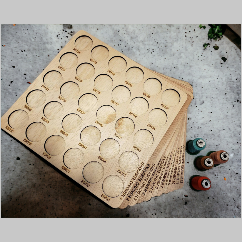 Exquisite embroidery thread storage trays | thread spool organizers ...