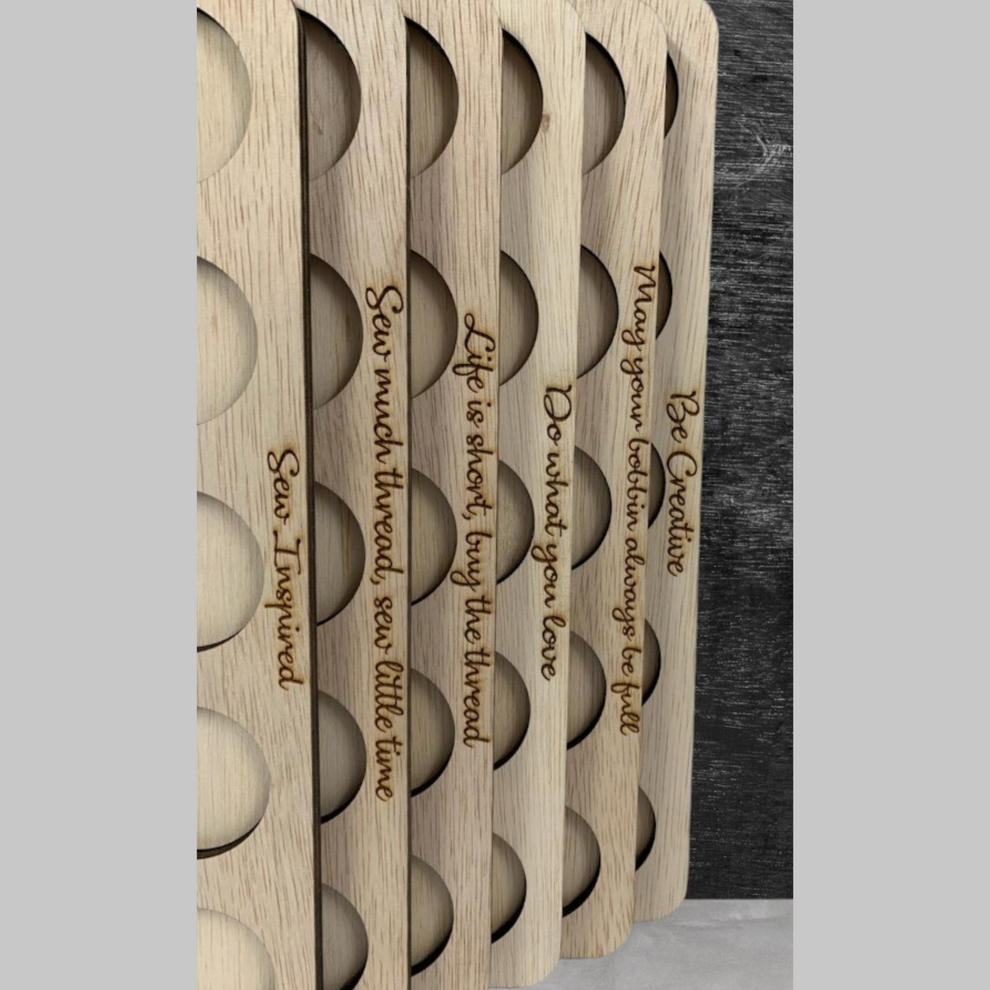 Embroidery Thread Storage Trays (set of 6 trays) | thread spool organi ...