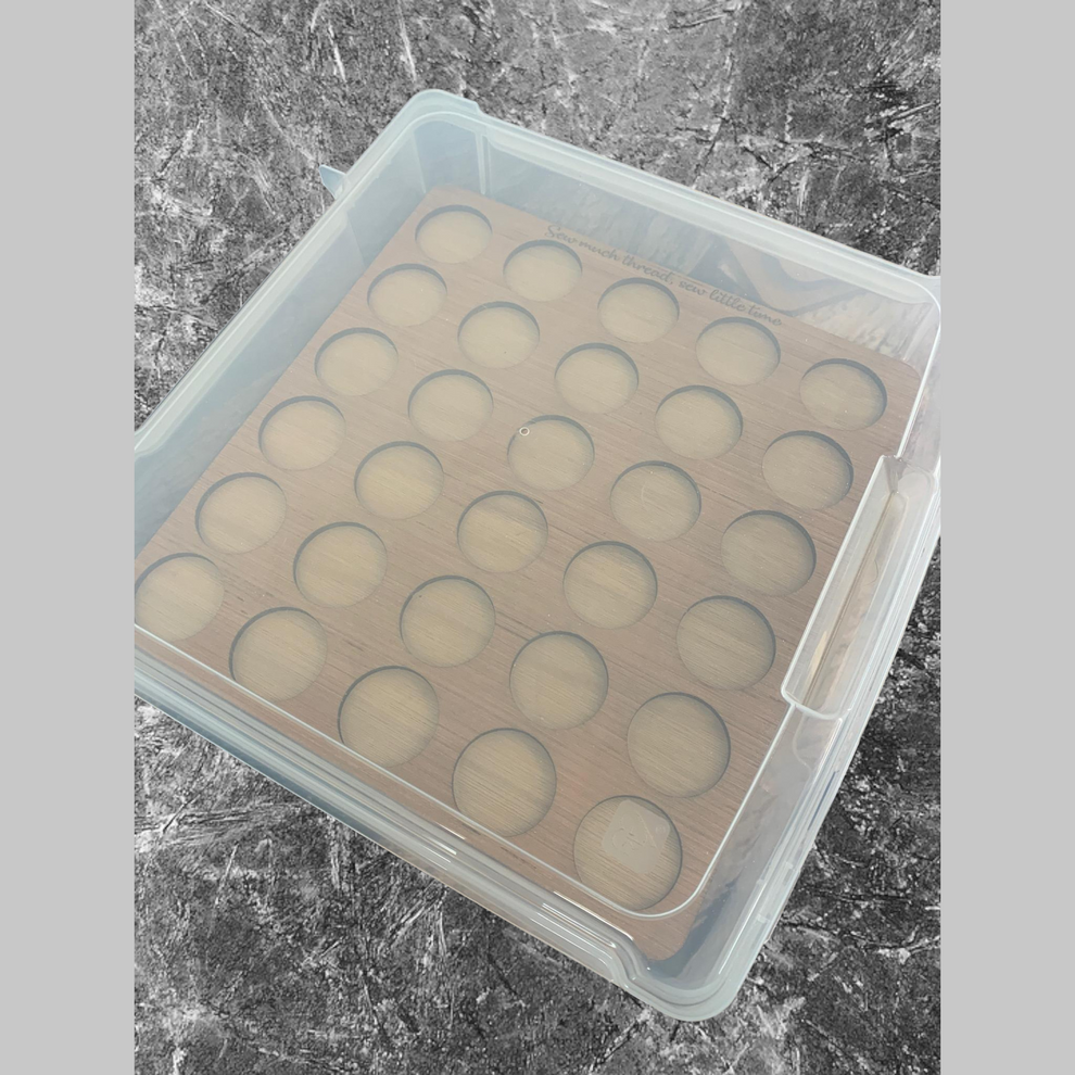 Embroidery Thread Storage Trays (set of 6 trays) | thread spool organi ...