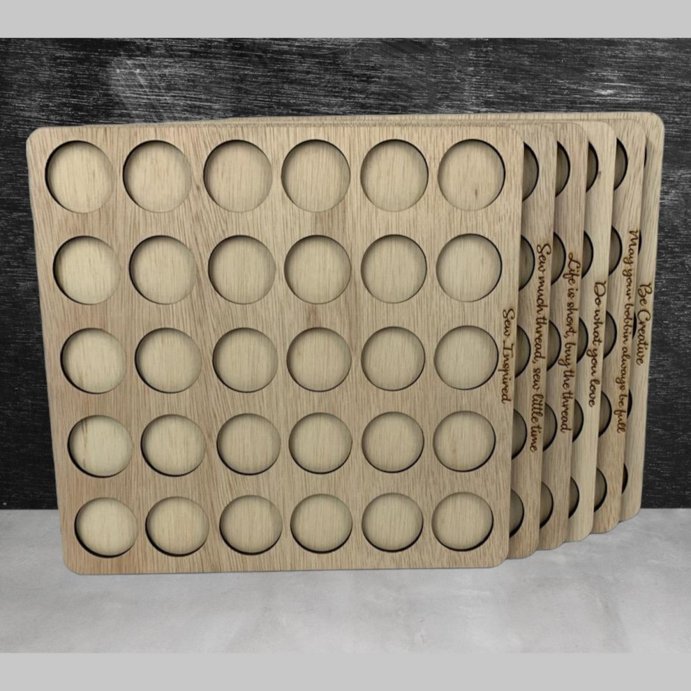 Embroidery Thread Storage Trays (set of 6 trays) | thread spool organi ...