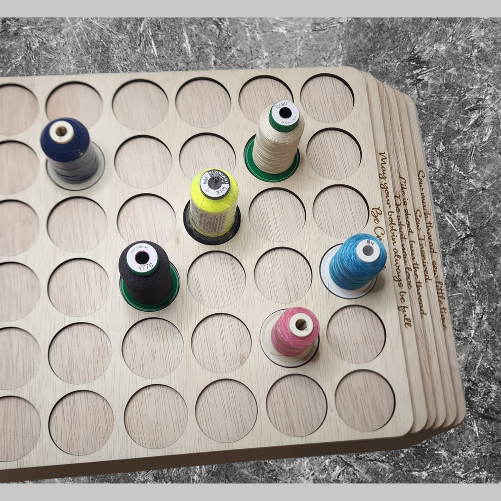 Embroidery Thread Storage Trays (set of 6 trays) | thread spool organi ...