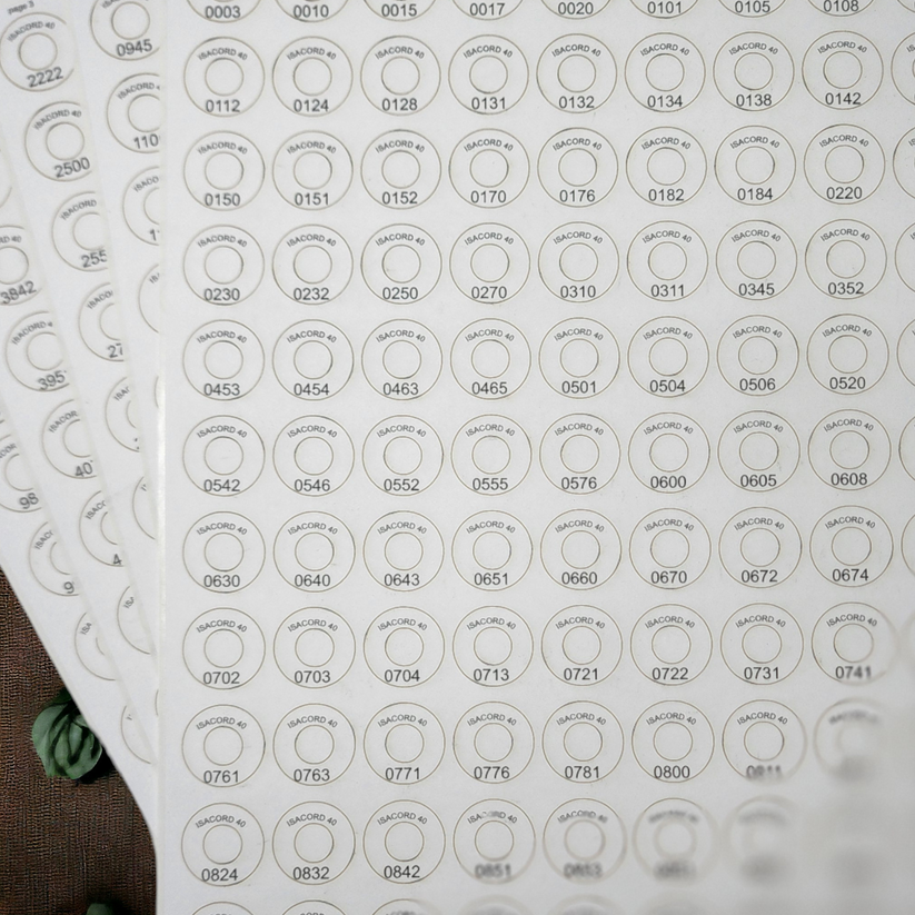 Isacord Spool Stickers | embroidery thread spool labels | easy-to-read ...