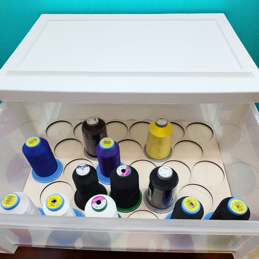 King Spool Thread Storage Trays | thread spool organizers | embroidery ...