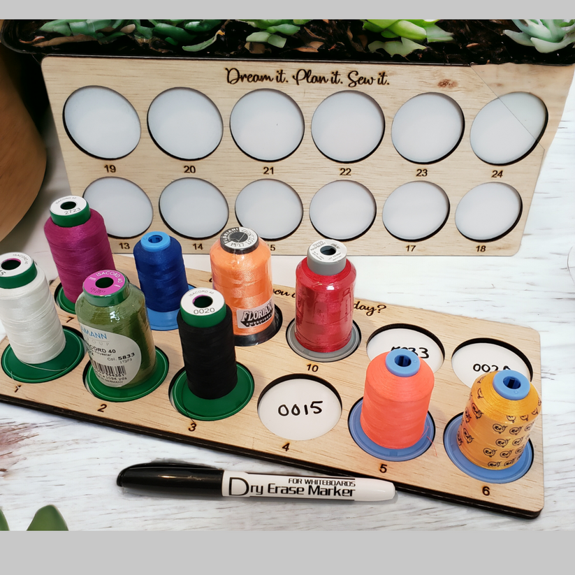 Embroidery Thread Project Tray (Set 1) | Project Tray | Thread Tray ...