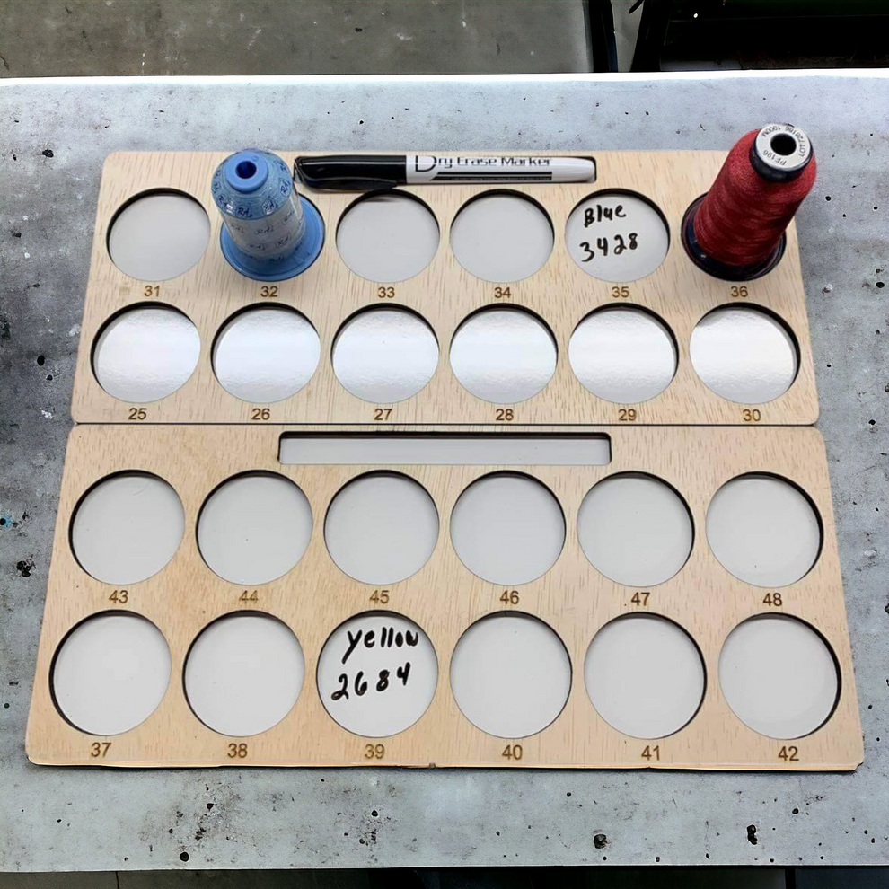 Embroidery Thread Project Tray (Set 2) | Project Tray | Thread Tray ...